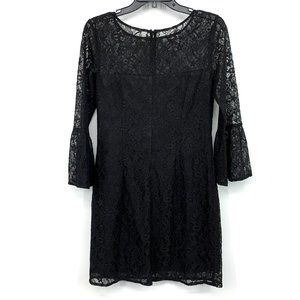 BB Dakota | Dresses | Bb Dakota Dress Billie Black Lace Bell Sleeve ...